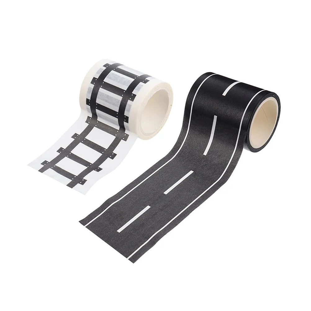 Tape-Road-Toy-Train-Stickers-Track-Traffic-Car-Kids-Railway-Roll ...