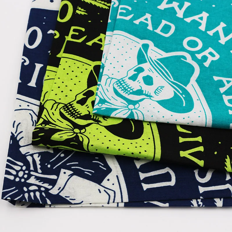 New-Skull-Cotton-Bandanas-Men-Hiphop-Headband-Headscarf-Women ...