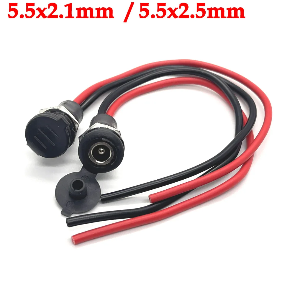 5-5-2-1mm-5-5-2-5mm-DC-Power-Socket-Threaded-Female-Connector-Adapter ...