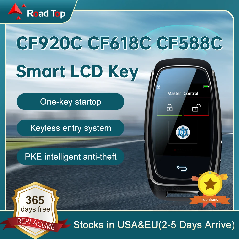 2024-New-Remote-Car-Key-Modified-Universal-Smart-LCD-Key-CF920C-CF618C ...