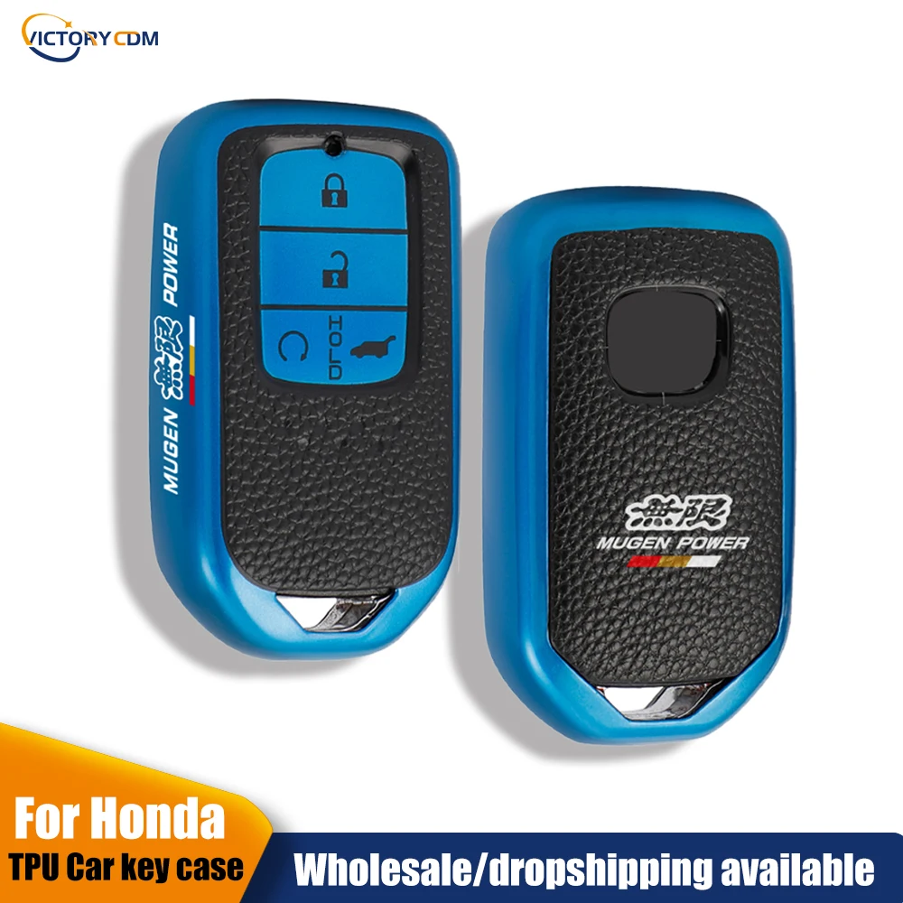 TPU-Car-Remote-Key-Case-Cover-Mugen-For-Honda-CRV-CR-V-Fit-Civic-Jazz ...