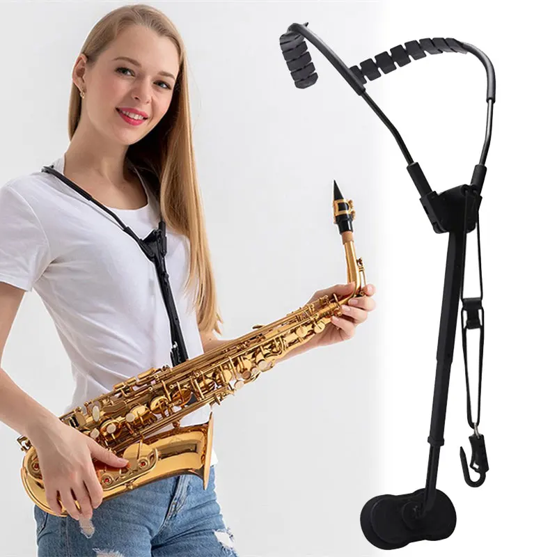 Adjustable-Saxophone-Shoulder-Strap-Neck-Hanging-Belt-Wind-Instrument ...