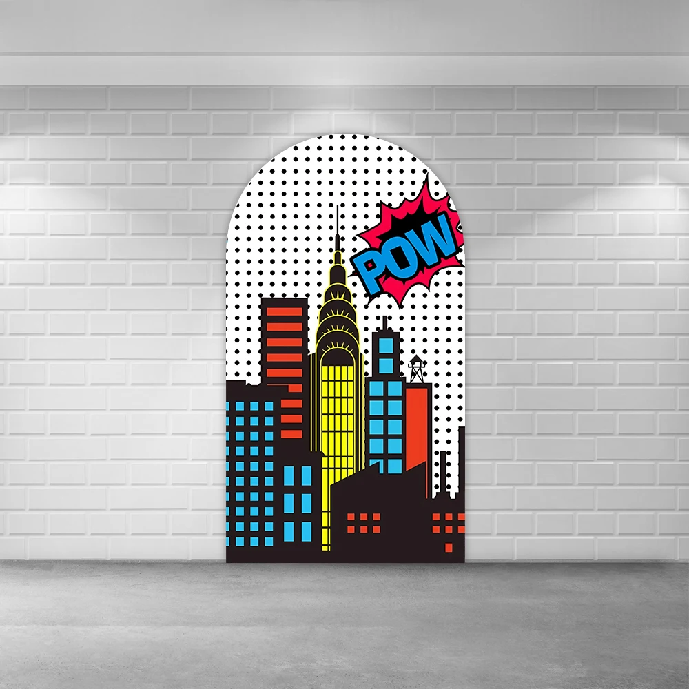 Superhero Cityscape Template