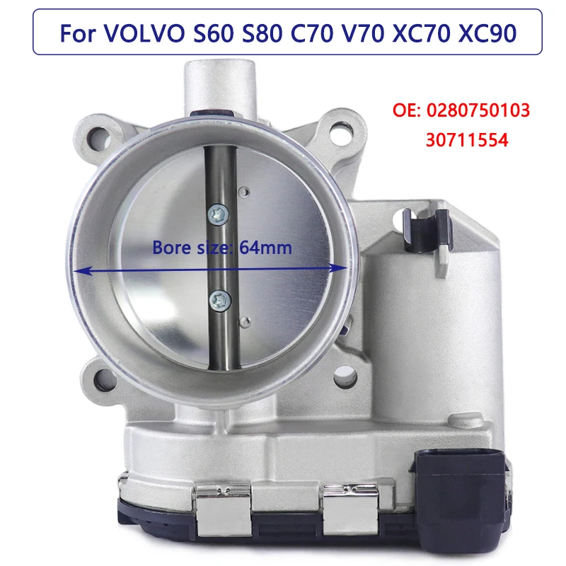 XC90-Throttle-Body-0280750103-30711554-for-VOLVO-S80-V70-XC70-Throttle ...