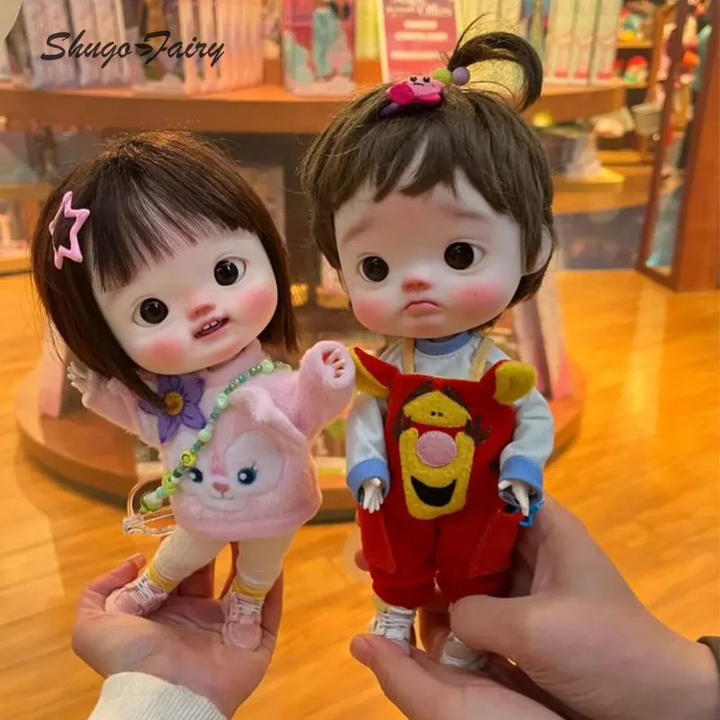 Pre-sale DianDi Dianmei Happy Smile Grievance Expression Head BJD 1/6 ...