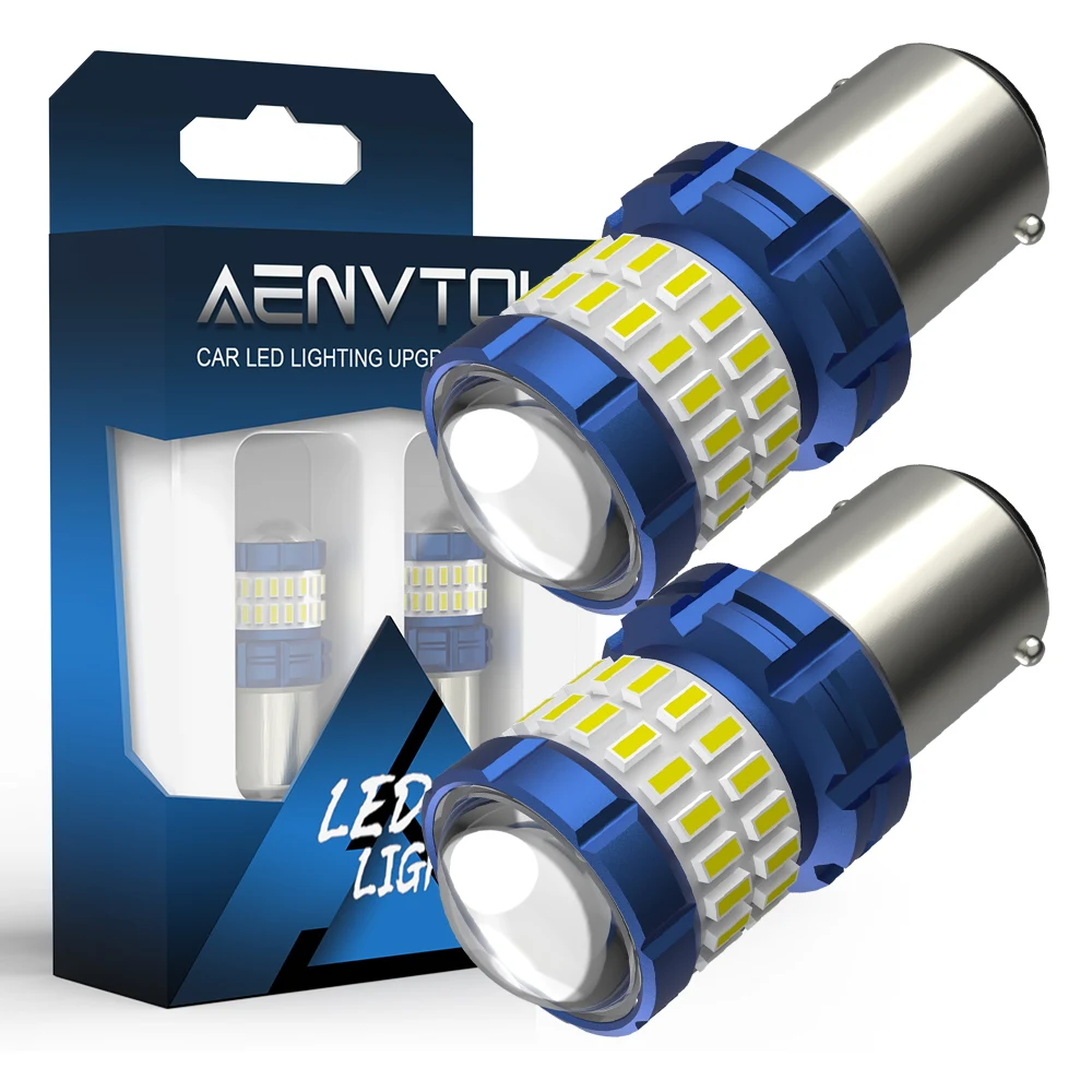 AENVTOL 2pcs Canbus S25 1157 P21/5W BAY15D BAZ15D BZW15D LED Bulbs ...
