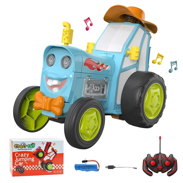 2024 New Crazy Jumping Tractors with Music Lights - FunToyLab