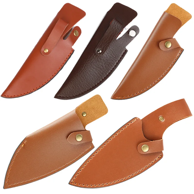 Knife-Sheath-Kitchen-Knife-PU-Sheath-With-Belt-Loop-Pocket-Multi ...