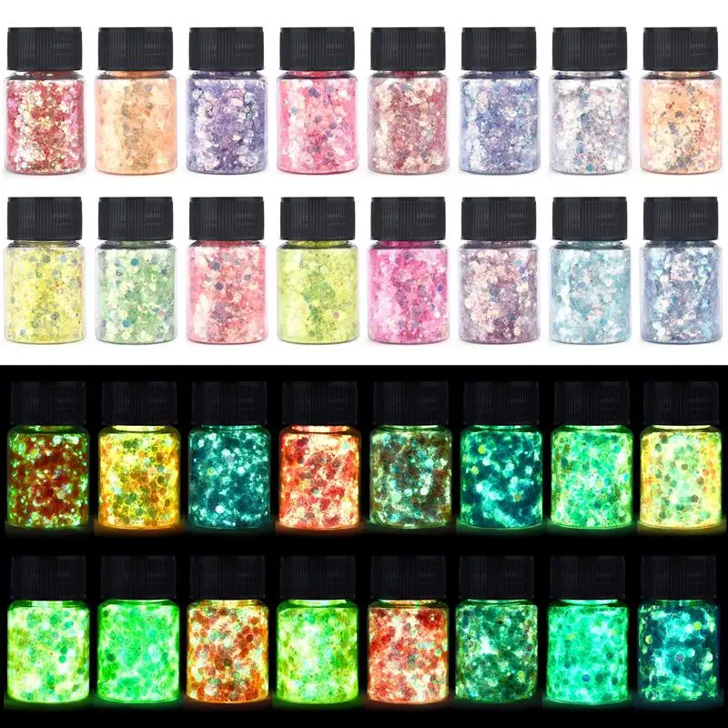 Luminous-Nail-Glitter-Sequin-Polymer-Clay-Mixed-Flower-Gillter-Sequin ...