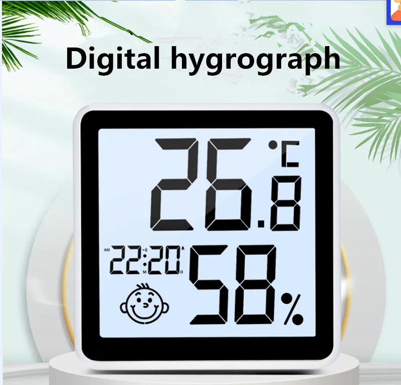 LCD Digital Temperature Humidity Meter Hygrograph Thermometer Indoor ...