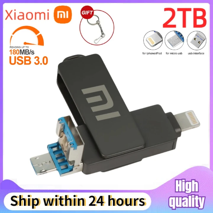Xiaomi-Unidade-Flash-USB-Tipo-C-Pendrive-de-Alta-Velocidade-Cart-o-de ...
