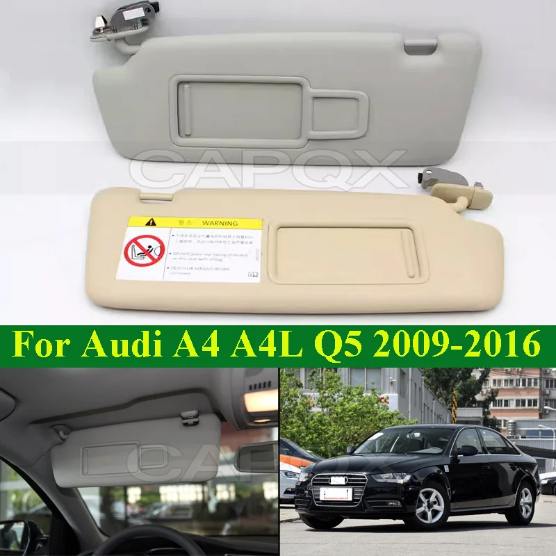 CAPQX-For-Audi-A4-A4L-B8-B9-2009-2016-Q5-2010-2018-Car-Sunvisor-Sun ...
