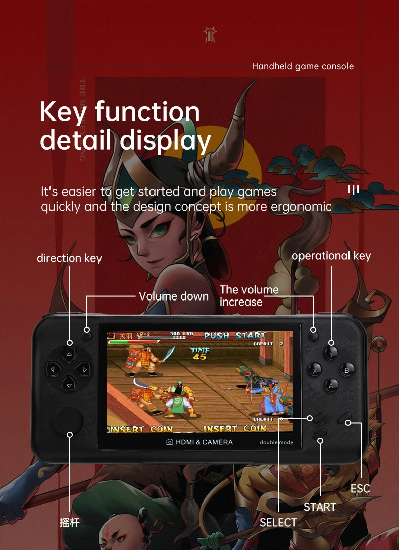 NEW XY-10 8G 4.3inch Game Console Portable Camera MP5 LCD Rechargeable ...