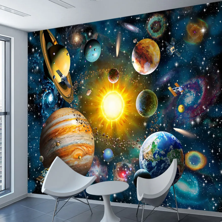 3d Wallpaper Colorful Planets