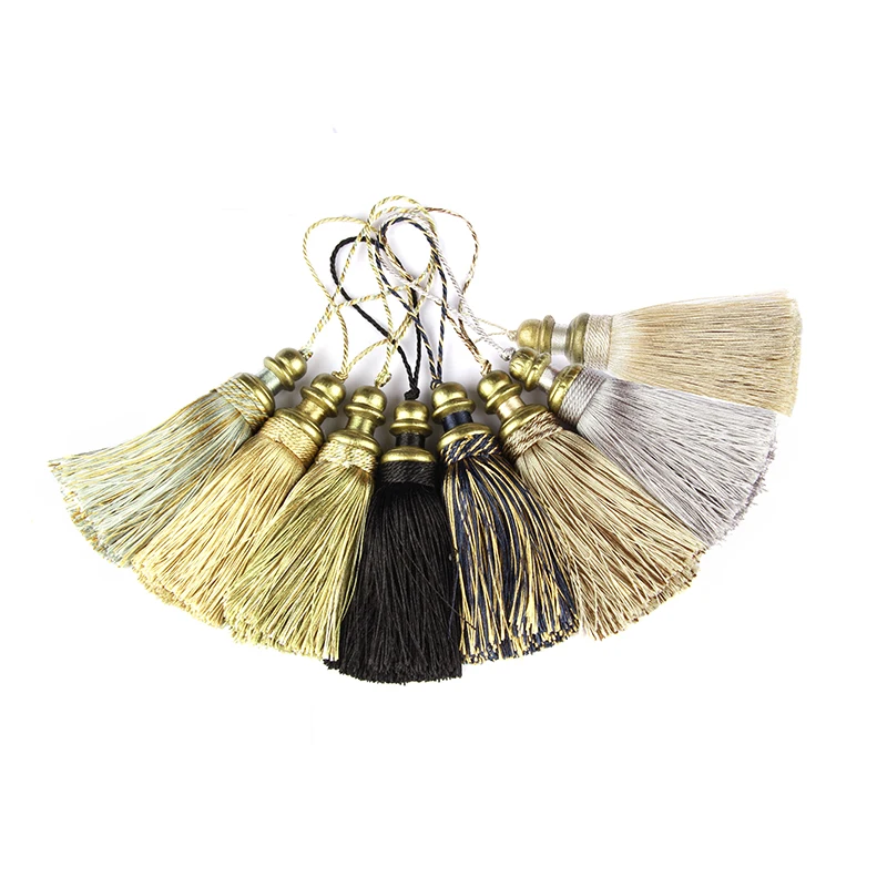 1PC European Style Tassel With Hanging Rope Silk Sewing Tassels Trim ...