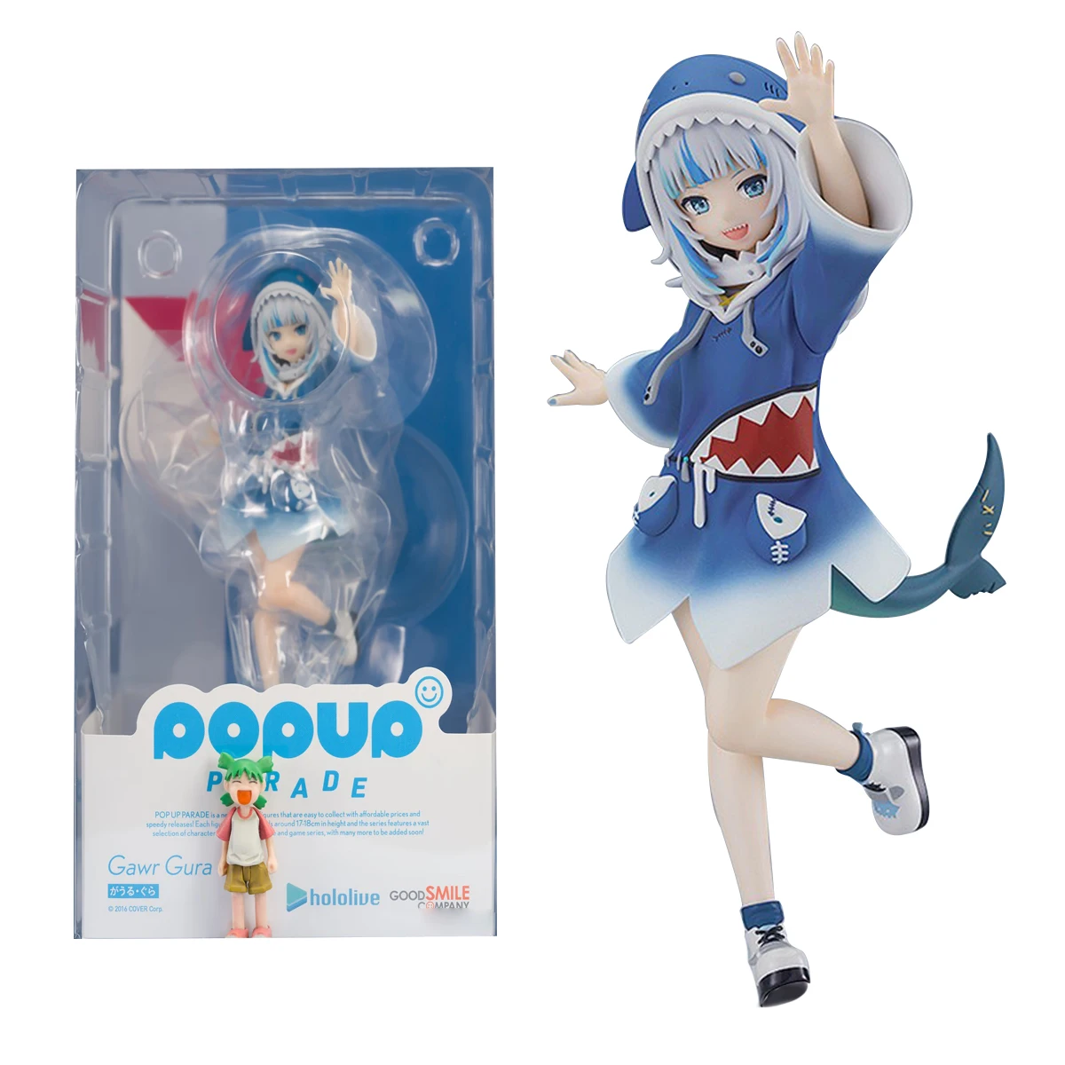 15CM-Anime-Figure-Hololive-Gawr-Gura-Action-Figure-Blue-Shark-Costume ...