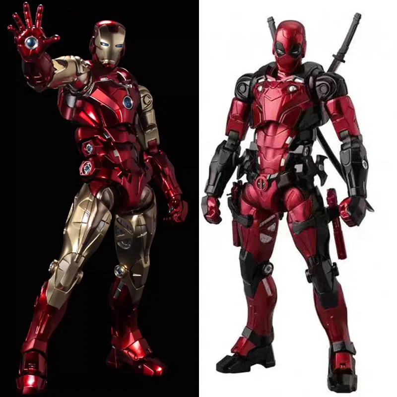 20cm-Iron-Man-Deadpool-Legend-Action-Figures-Anime-Combat-Mecha-Joint ...