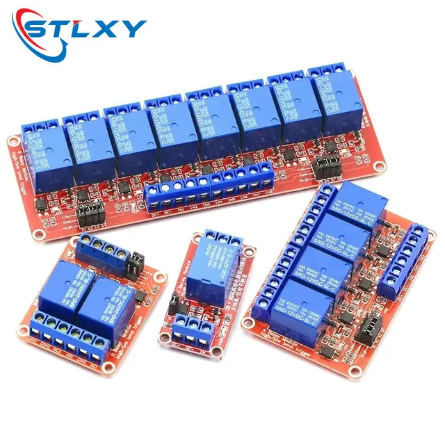 1 2 4 6 8 Channel Relay Module Board Shield with Optocouple High and ...