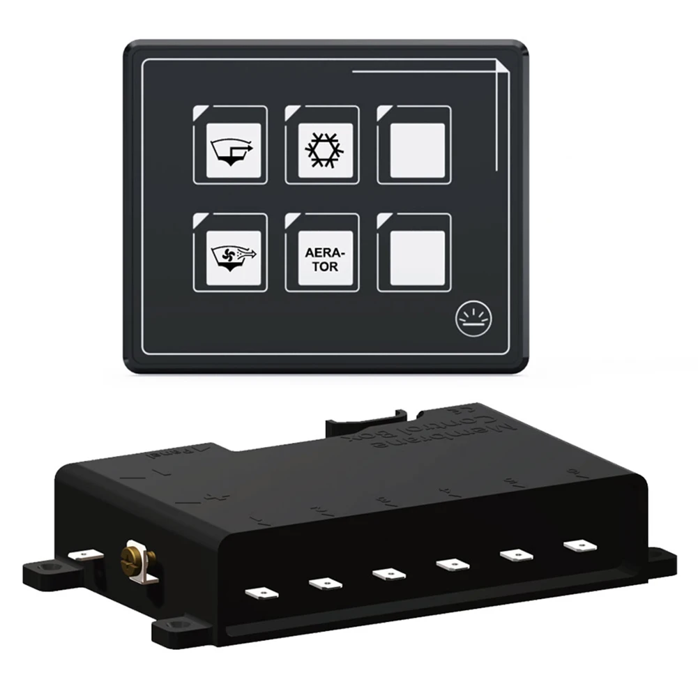 6P Switch Panel Botões APP Control Touch Control Panel com Backlight ...