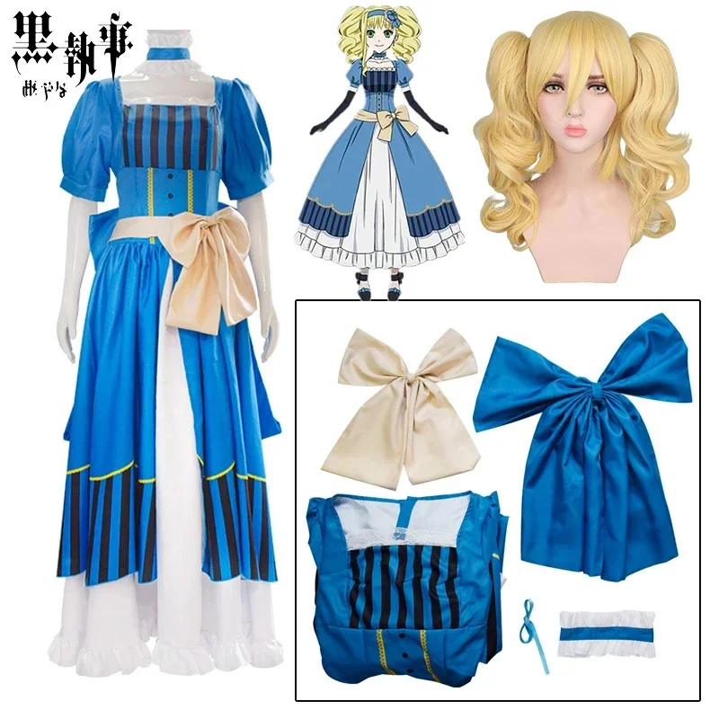 Anime-Black-Butler-Elizabeth-Ethel-Cordelia-Midford-Cosplay-Costume-Wig ...