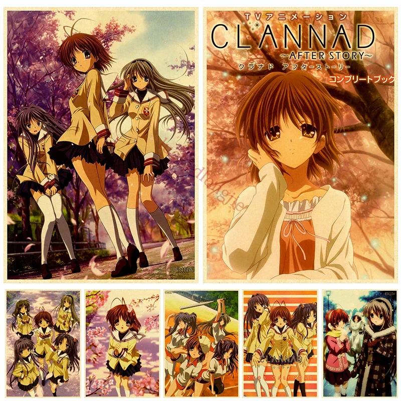 Anime-Posters-Clannad-After-Story-Poster-Wall-Printed-Vintage-Kraft ...