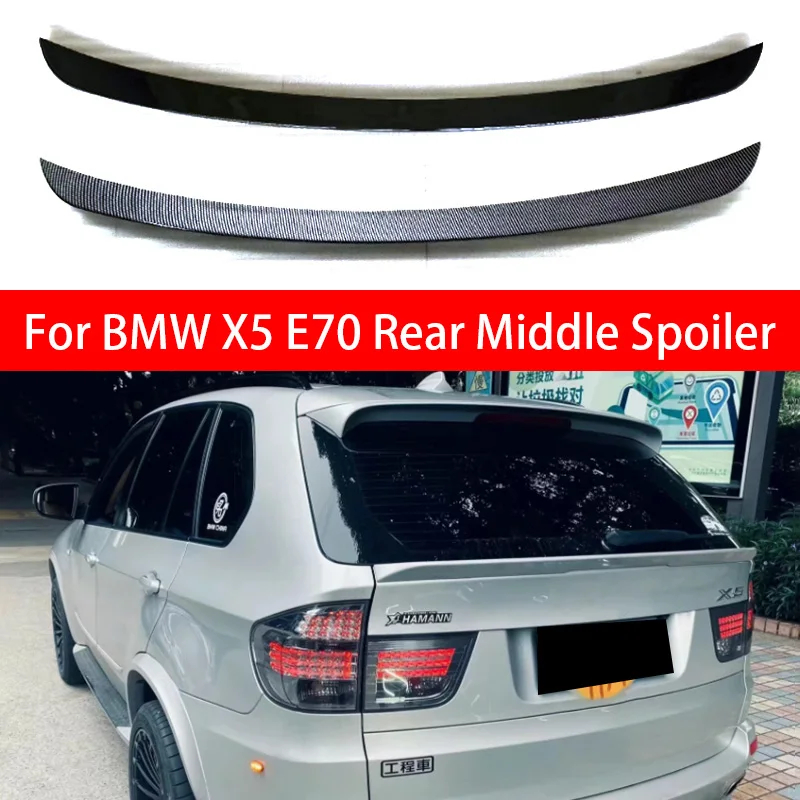 For 2006--2013 BMW X5 E70 Rear Middle Spoiler Wings Tail Lip Spoiler ...