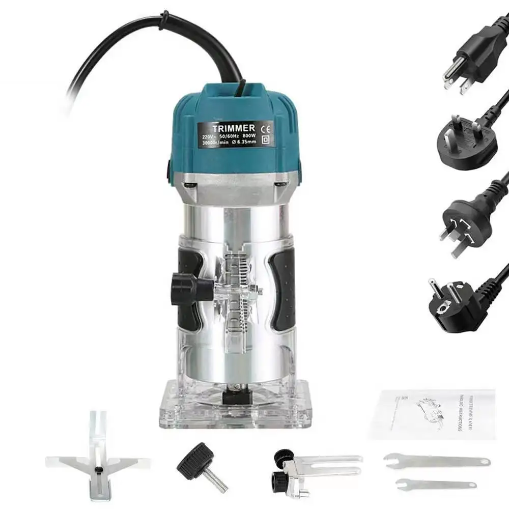 Wood-Router-Electric-Trimmer-800W-Woodworking-Milling-Engraving ...