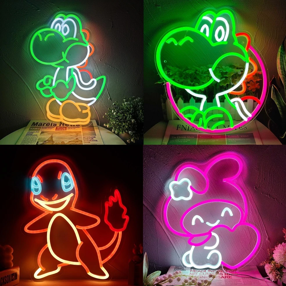 Anime Neon Sign for Wall Decor - Japanese Style Neon Light, Perfect for ...