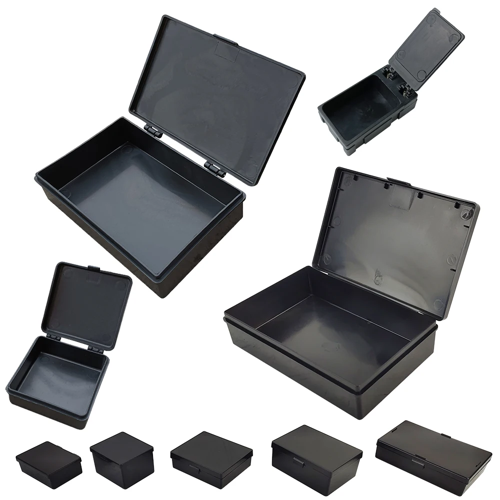 Flip-top-box-Resistors-Storage-Tool-Box-ESD-Box-Flap-Small-Black ...