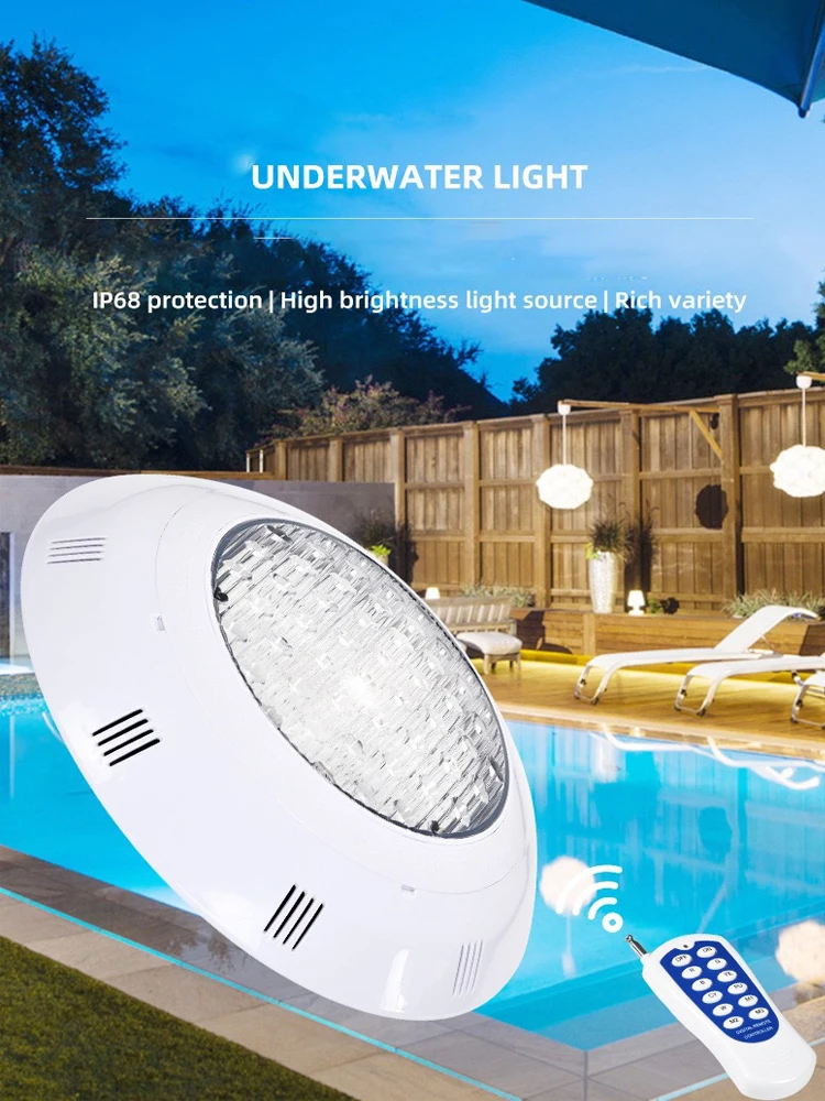 Ip68 Waterproof Rgb Wifi Remote Control Swim Pool Lmap Submersible ...