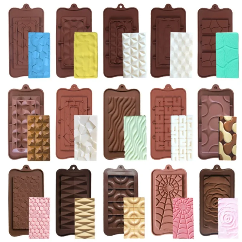 29-style-Irregular-Silicone-Chocolate-Baking-Mold-Porous-Flower-Love ...