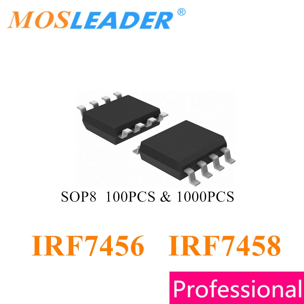 Mosleader Irf7456 Irf7458 Sop8 100pcs 1000pcs Soic8 So-8 N-channel ...