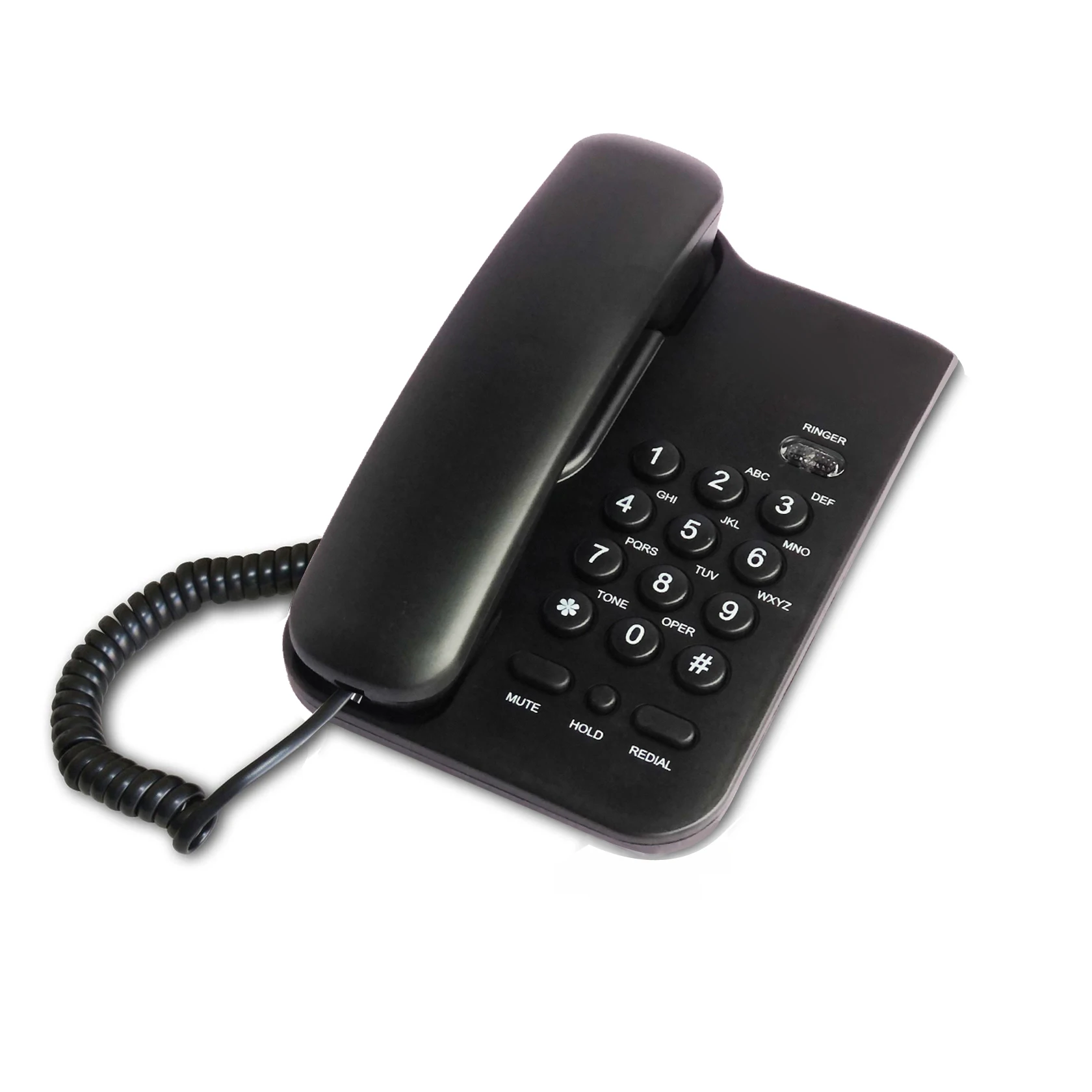 Corded-Telephone-Basic-Landline-Phone-for-Seniors-Analog-Home-Phone ...