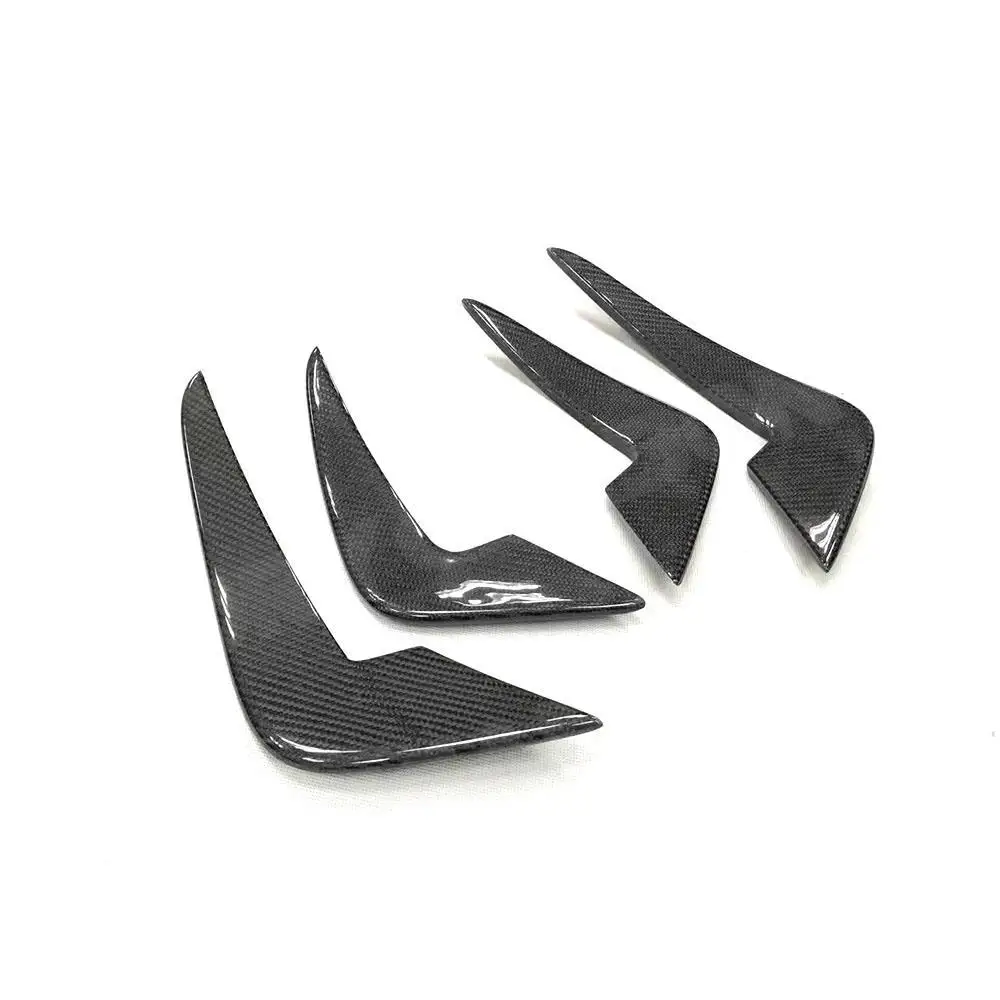 Carbon Fiber Front Bumper Side Fins Trim Canard Flaps for BMW 2 Series ...