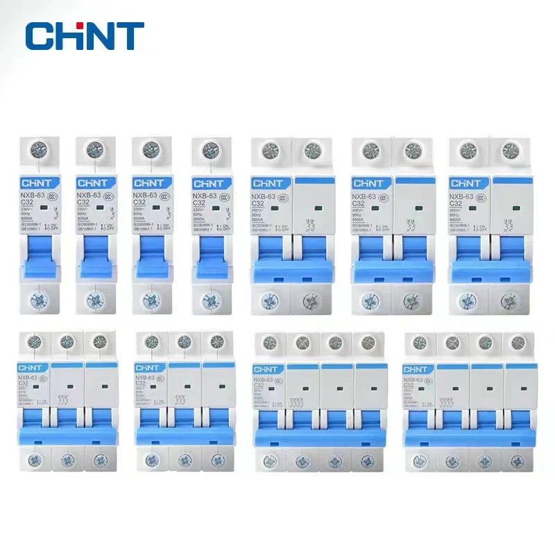 CHINT-MCB-NXB-63-Miniature-Circuit-Breaker-1P-2P-3P-4P-AC-230-400V-CHNT ...