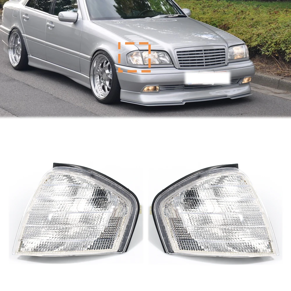 Left-Right-Corner-Lights-Clear-Turn-Signal-Led-Lamps-Mirror-2028261143 ...