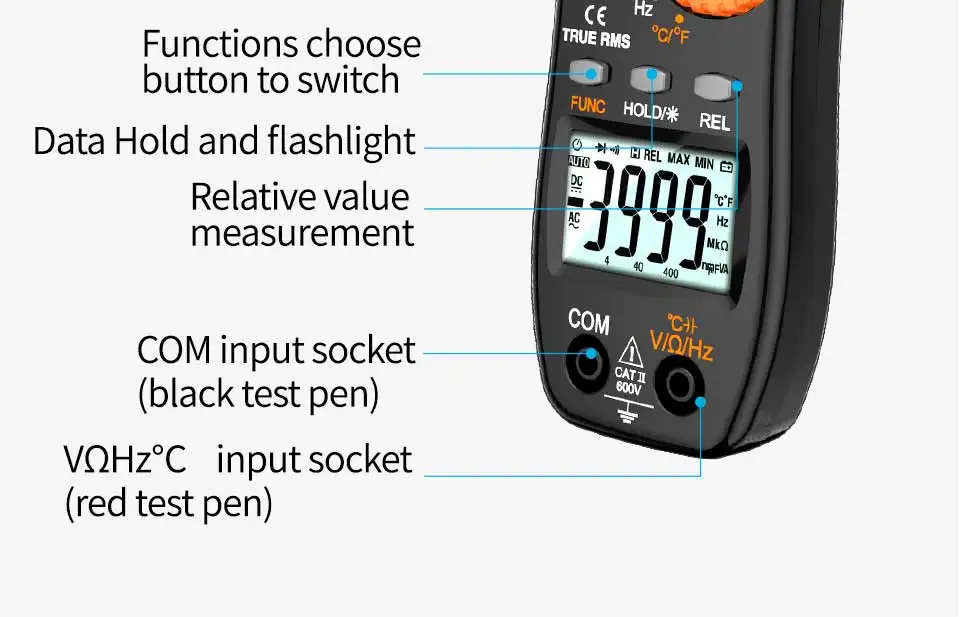 Aicevoos AS-528A/B/D Digital Clamp Meter