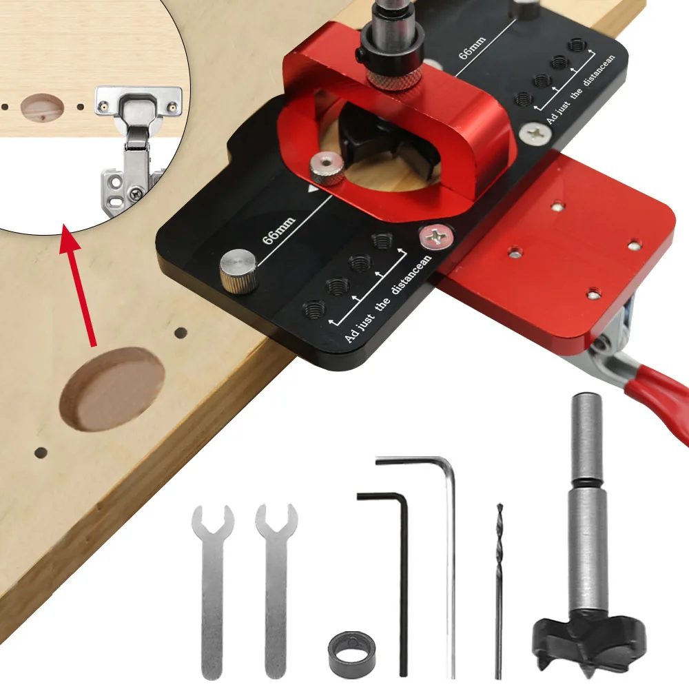 Woodworking-35mm-Hinge-Boring-Jig-with-Fixture-Cup-Style-Boring-Hole ...