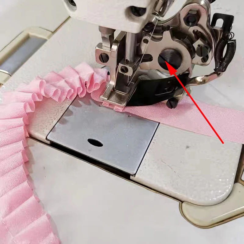 1-Set-Metal-Ruffler-Presser-Attachment-Foot-Industrial-Sewing-Machine ...