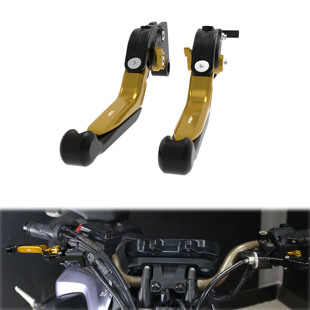 Fit-For-Yamaha-YZF-R125-2012-2013-Adjustable-Foldable-Extendable-CNC ...