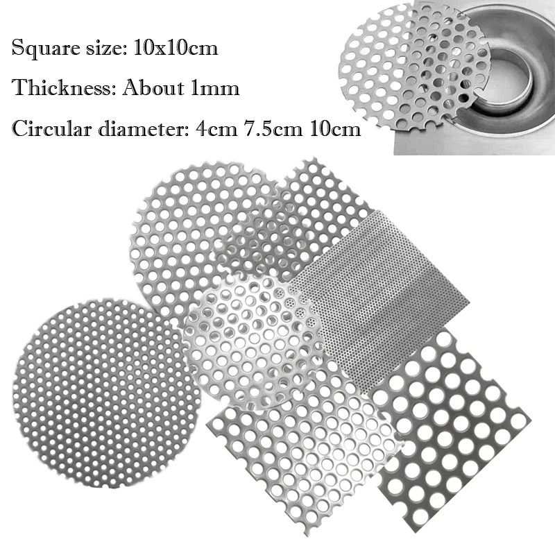 1mm thick strainer plate 304 stainless steel porous mesh maelstrom ...