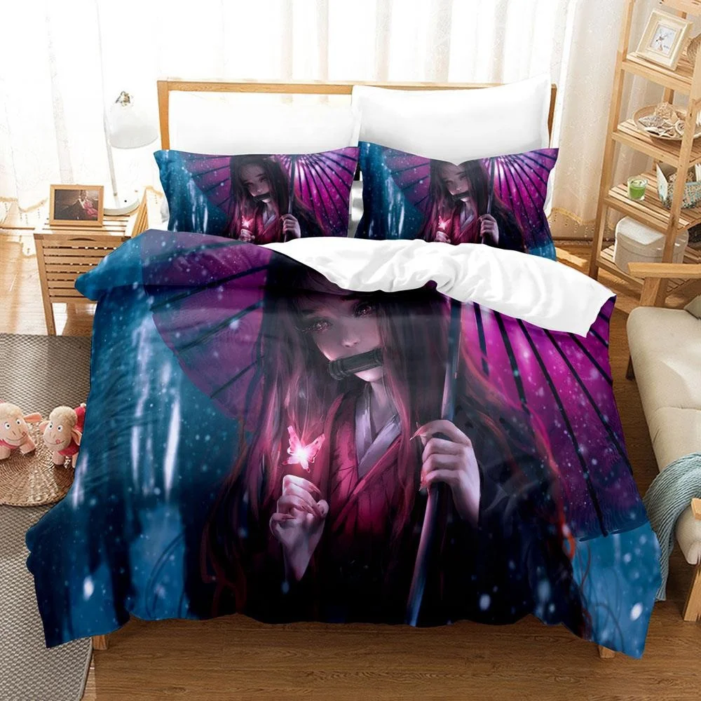 Fashion-Anime-Demon-Slayer-Bedding-Set-Single-Twin-Full-Queen-King-Size ...