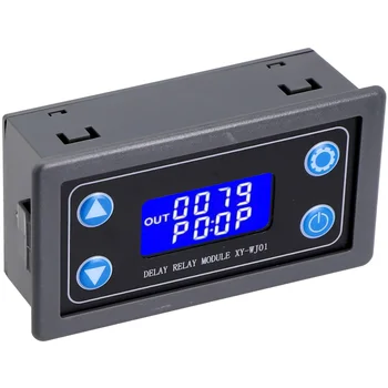 DC12V LCD Display Digital Timer Time Delay Relay Module Timer Relay Control Switch Independently ...