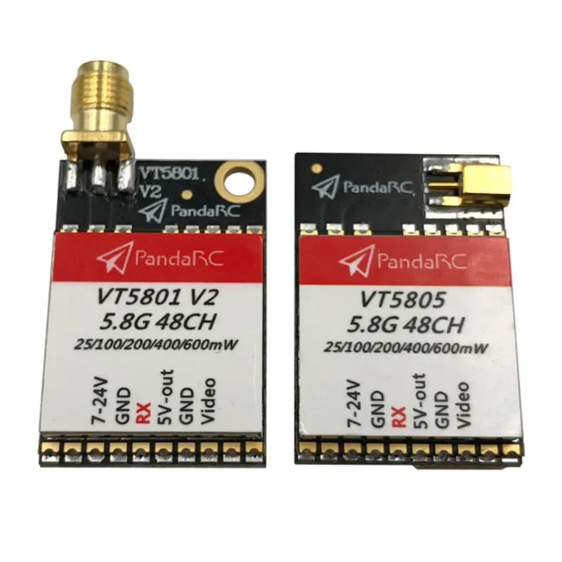 1PC-PandaRC-VT5801-V2-VT5805-FPV-Video-Transmitter-5-8G-48CH-25-100-200 ...