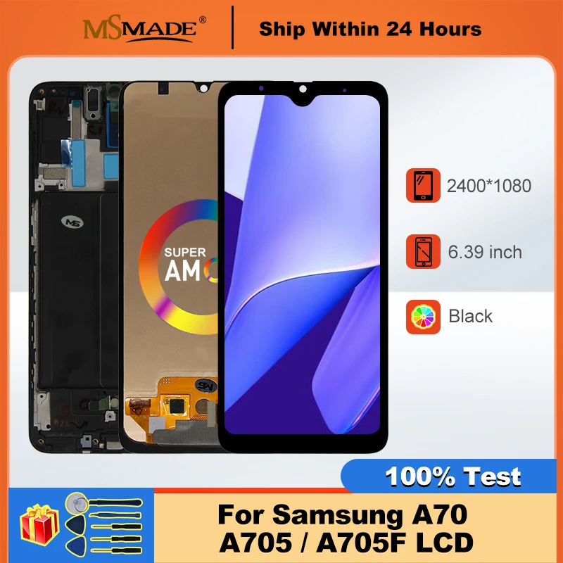 Super AMOLED For Samsung Galaxy A70 LCD Display For A705 A705F A705FN ...