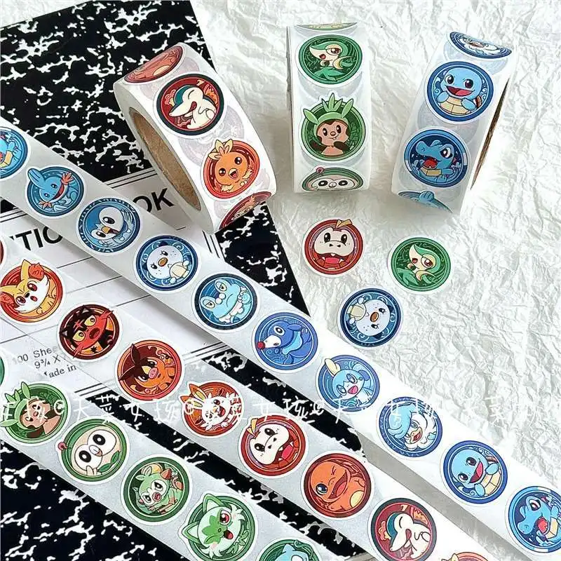 New-500PCS-Pokemon-Popular-Legend-Pokemon-Series-Roll-Stickers ...
