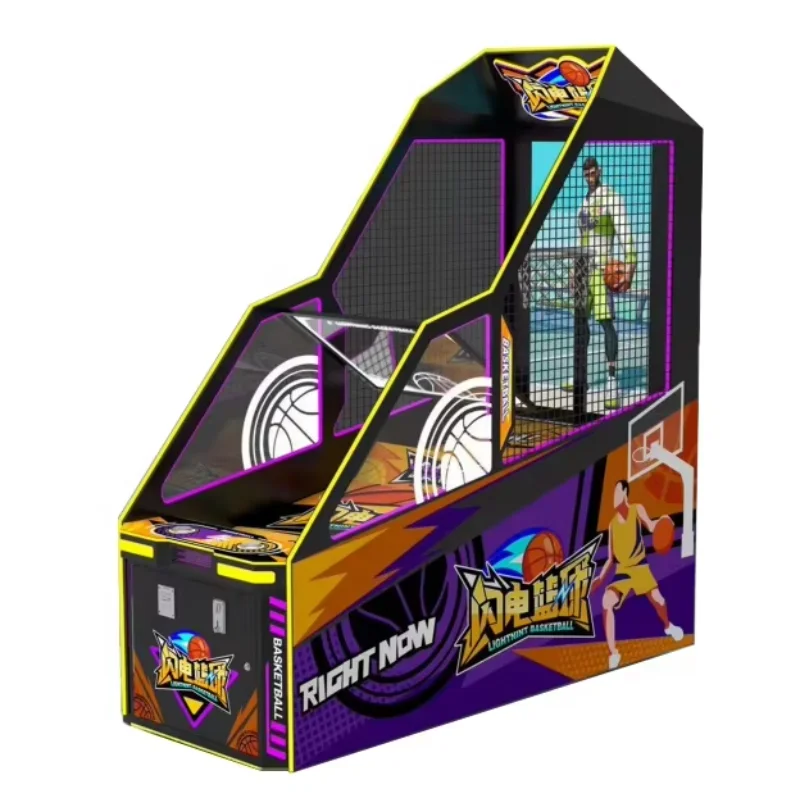 Luxury-Arcade-Basketball-Hoop-Game-Machine-Amusement-Arcade-Shooting ...