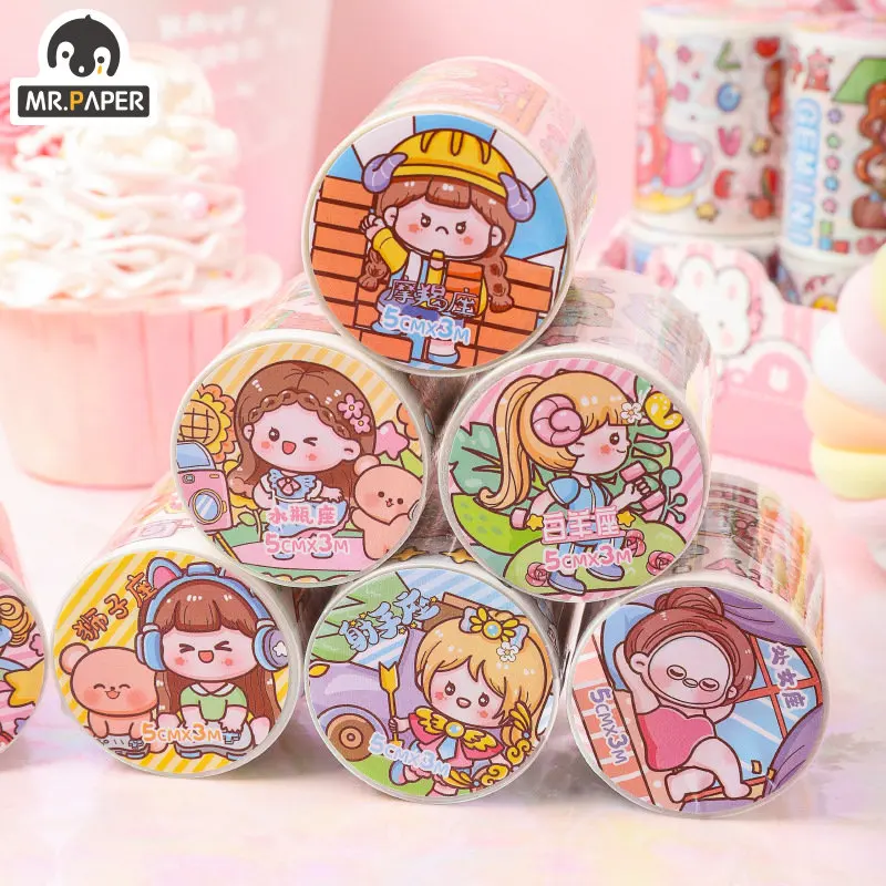 Mr-Paper-rollo-de-cinta-adhesiva-impermeable-para-decoraci-n-del ...