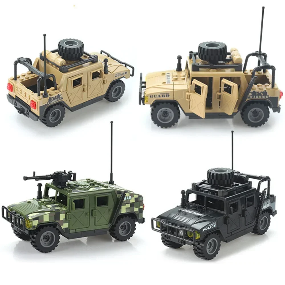 Army-soldiers-Special-police-Special-forces-armored-vehicle-DIY-model ...