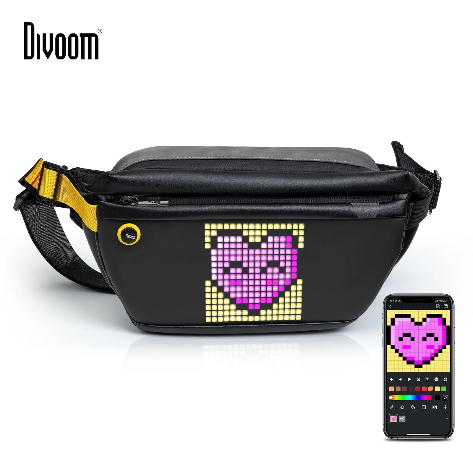 Waterproof Outdoor Electronic | Waterproof Sling Bag | Pixel Art Sling ...
